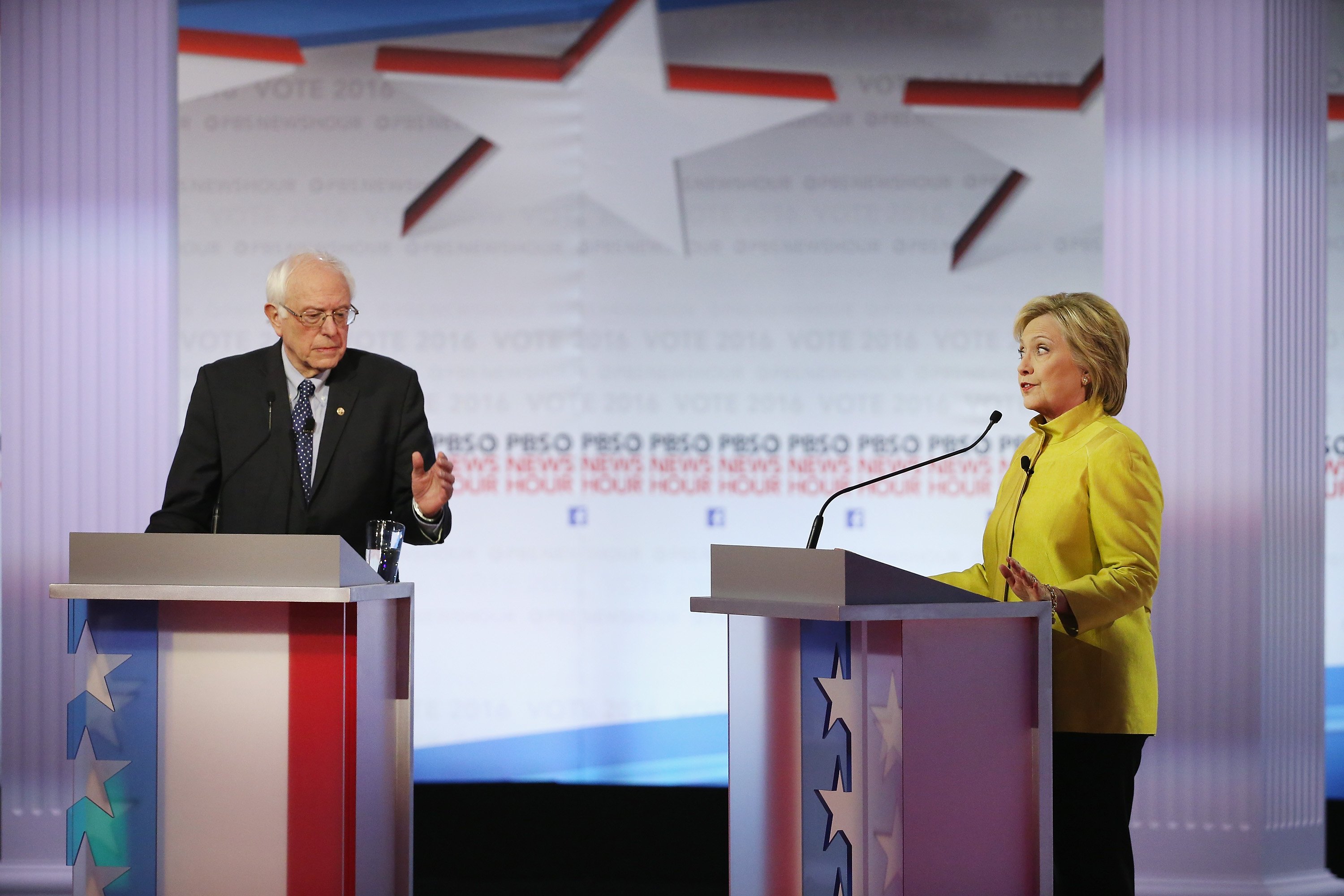 Democratic Debate: Hillary Clinton and Bernie Sanders Clash