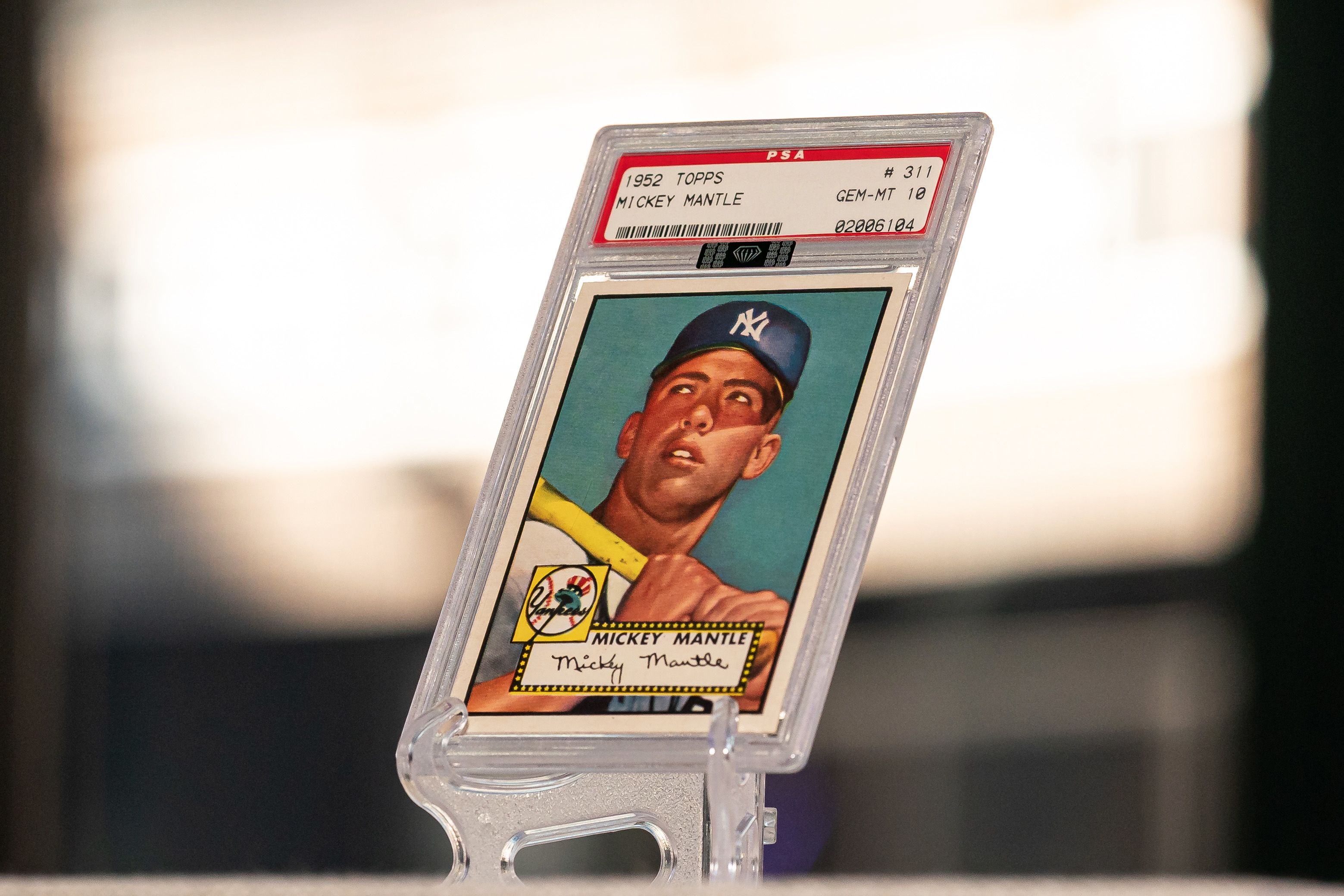 Mickey Mantle Baseball Card Sells for a Record $12.6 Million