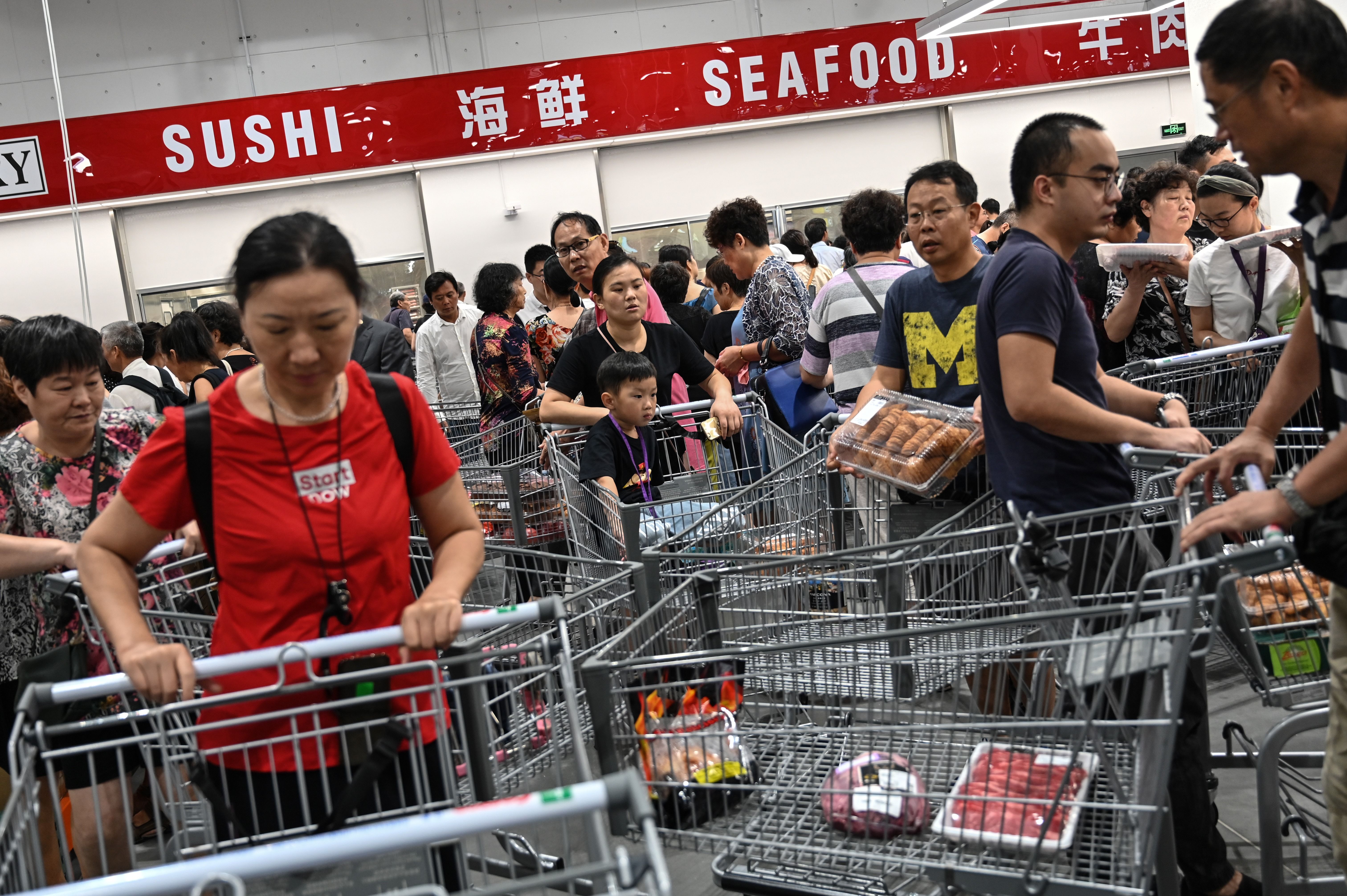Customers Fight as Costco Opens First Store in China