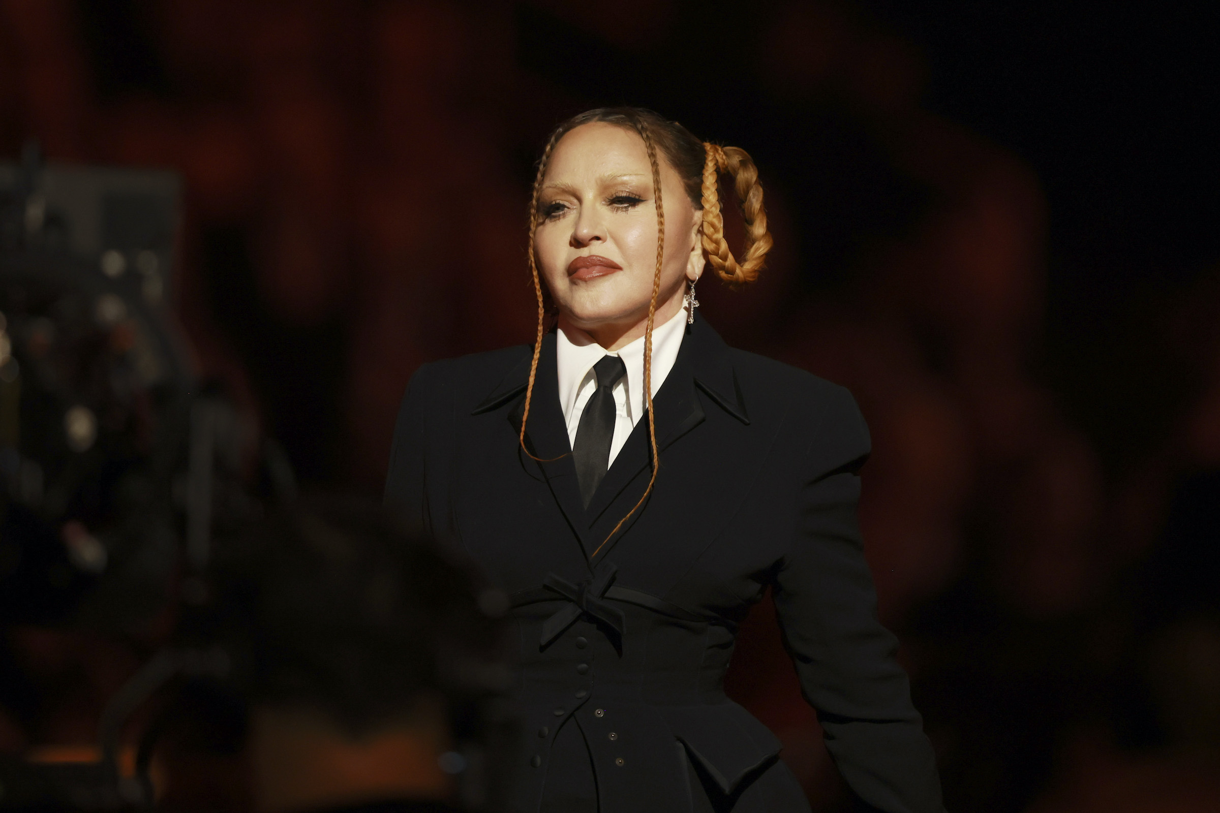Why Everyone Freaked Out About Madonna's Face at the Grammys