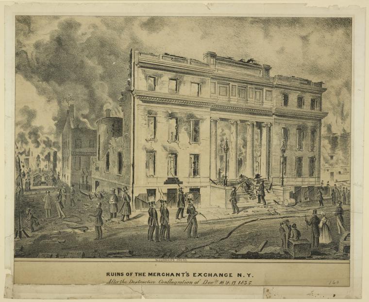 The Great Fire of 1835 Helped Create Modern New York City