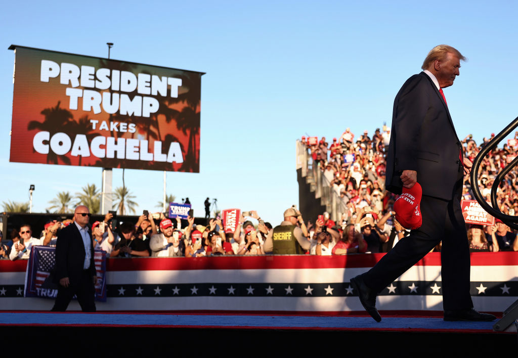 Donald Trump Coachella Rally, Man With Guns Arrested: Latest