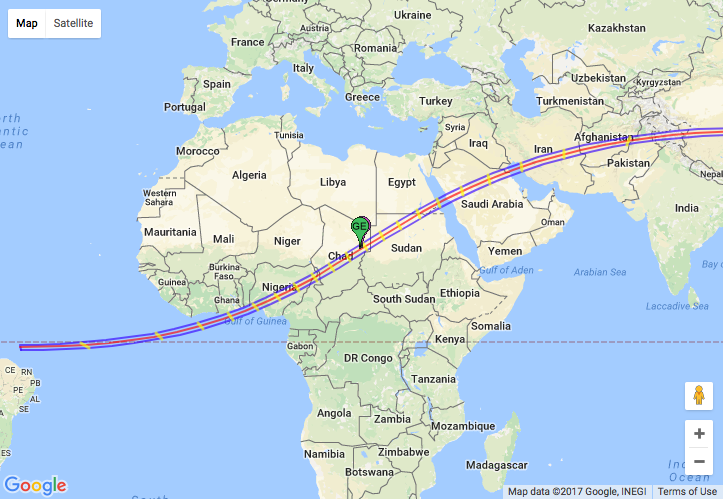 The Next Solar Eclipse: Eclipse Maps for the Next 50 Years