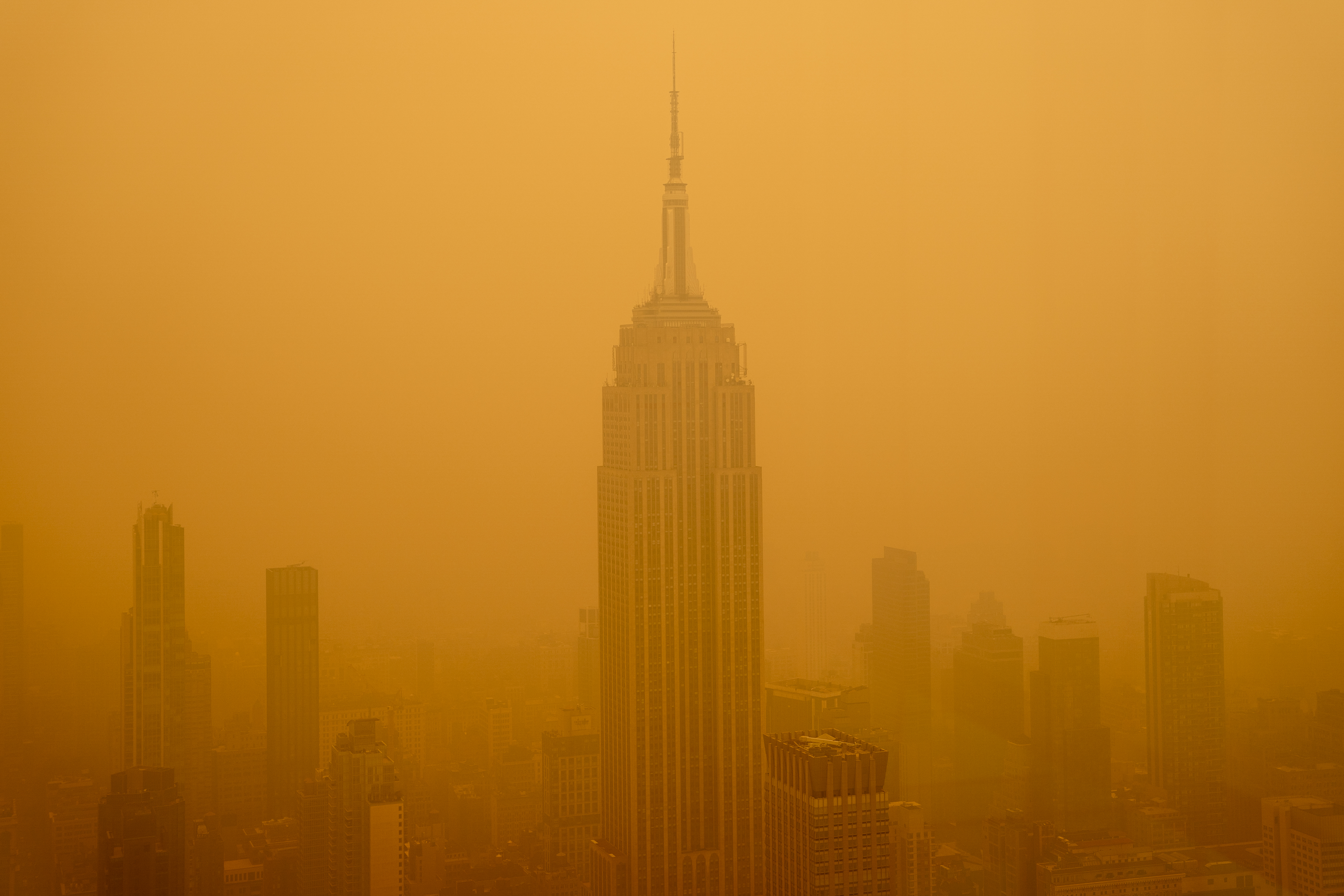 Why Wildfire Smoke Turns the Sky Yellow