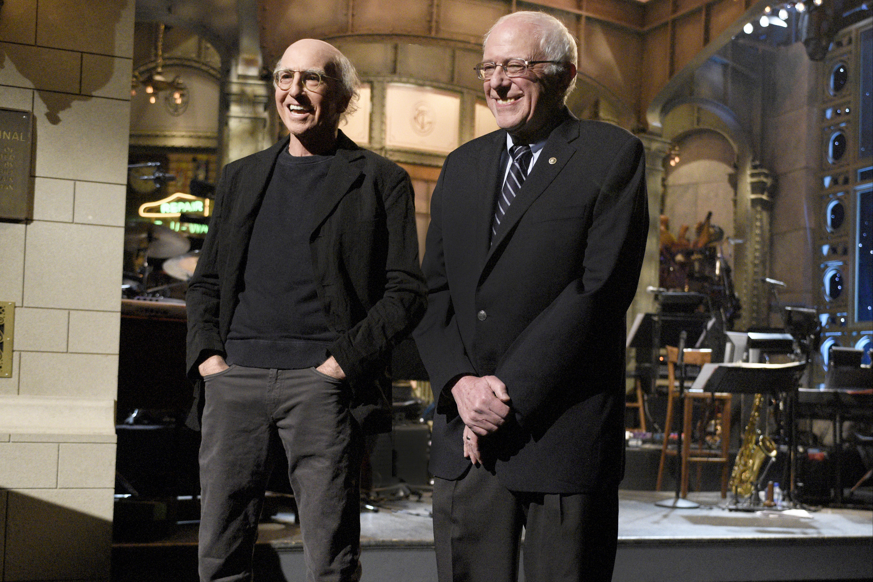 Bernie Sanders and Larry David Find Out They're Related