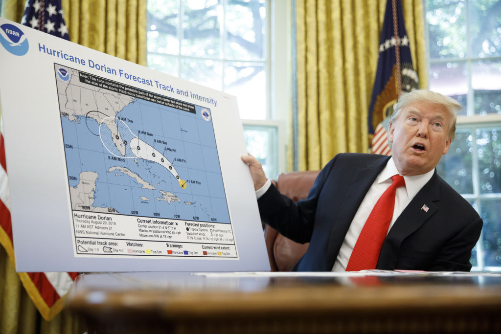 SharpieGate: Documents Show NOAA's Panic Over Trump's Dorian Map