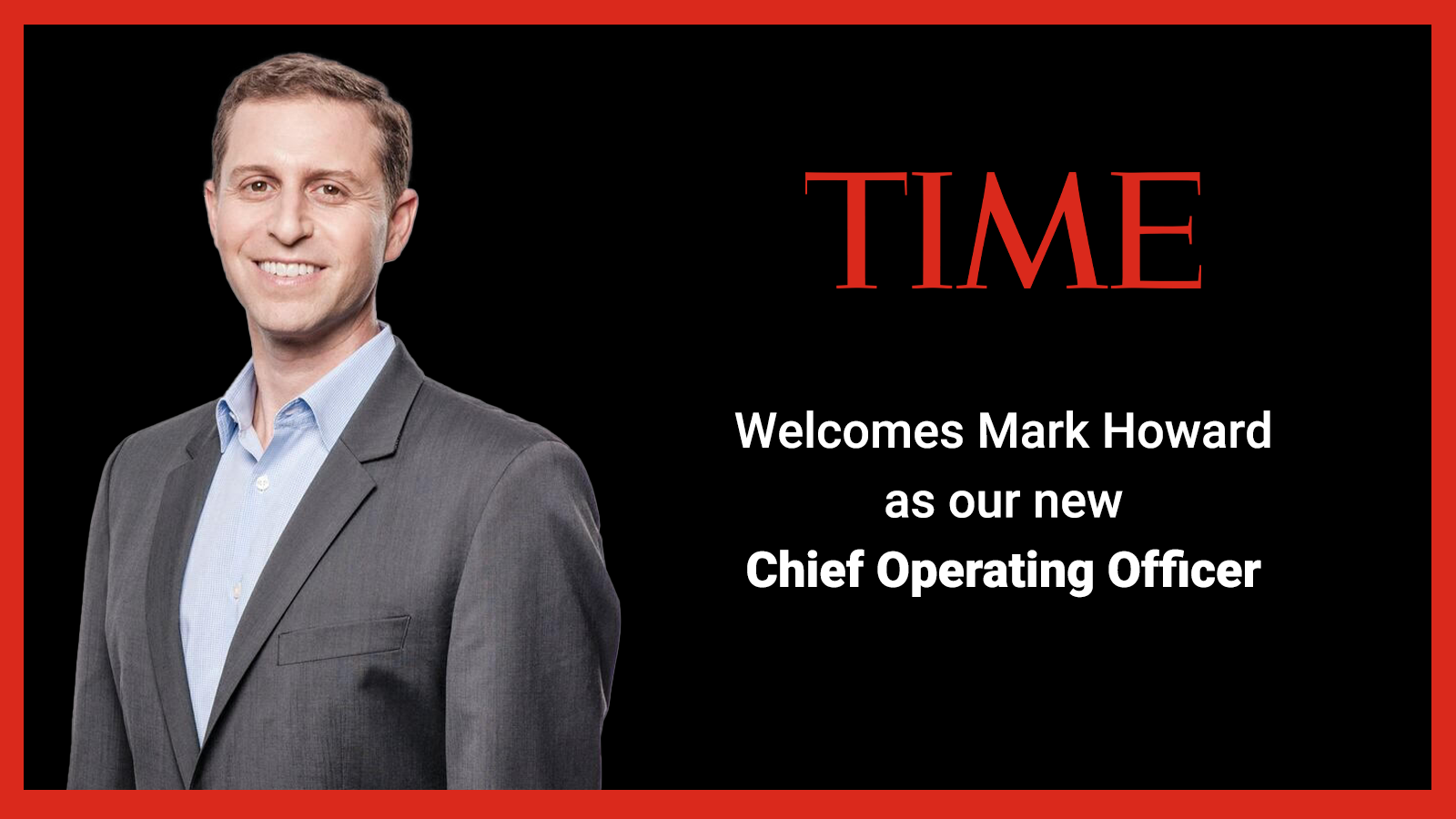 TIME appoints Mark Howard as Chief Operating Officer